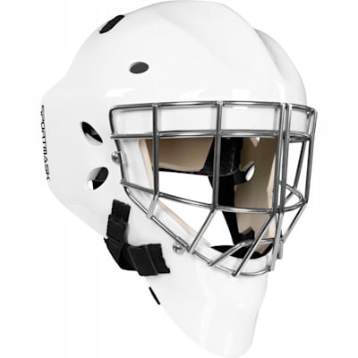 X8 Goalie Mask w/Chrome Cheater Cage - Senior | Pure Hockey Equipment