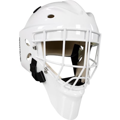 X8 Goalie Mask w/White Cheater Cage - Senior | Pure Hockey Equipment