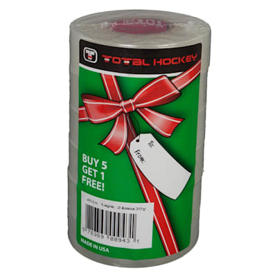 Clear Polyflex Tape - Holiday 6 Pack | Pure Hockey Equipment