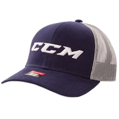 CCM Meshback Trucker Cap Navy/Grey - Adult | Pure Hockey Equipment