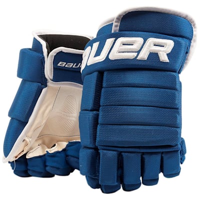 Bauer 4-Roll Team Pro Hockey Gloves - Senior | Pure Hockey Equipment
