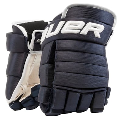 Bauer 4-Roll Team Pro Hockey Gloves - Senior | Pure Hockey Equipment