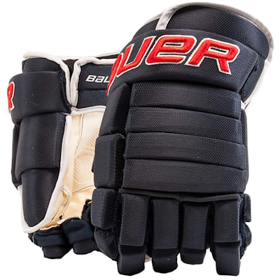 Bauer 4-Roll Team Pro Hockey Gloves - Senior | Pure Hockey Equipment