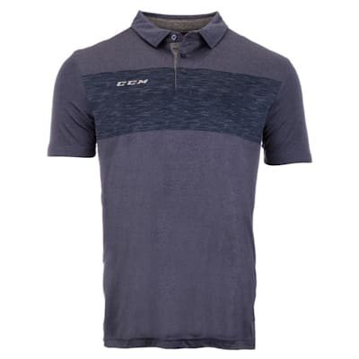 CCM Heathered Polo Shirt - Adult | Pure Hockey Equipment