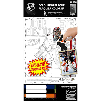 nhl goalie coloring pages