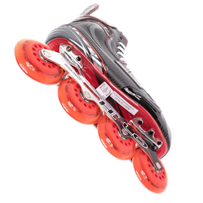 bauer roller skates red