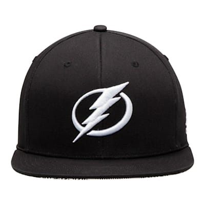 Adidas Tampa Bay Lightning Flat Brim Snapback Hat - Black | Pure Hockey ...