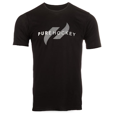 Pure Hockey Classic Tee 2.0 - Black - Adult | Pure Goalie Equipment