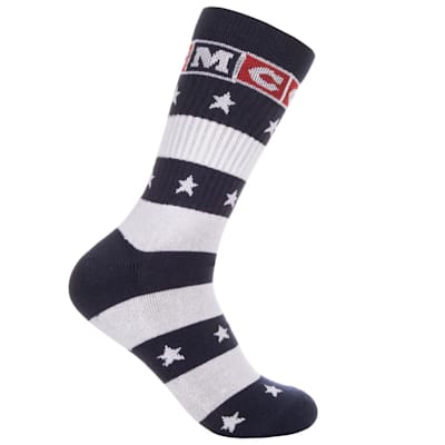 CCM USA Stars Crew Socks | Pure Hockey Equipment