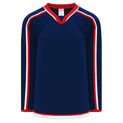 Athletic Knit H550B Gamewear Hockey Jersey - Columbus Blue Jackets ...