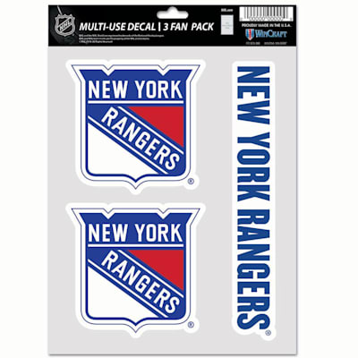 Wincraft Multi-Use Decal Pack - NY Rangers | Pure Hockey Equipment