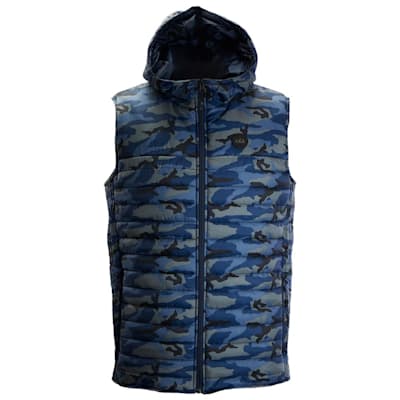 Bauer First Line Collection Hooded Puffer Vest - Adult | Pure Hockey ...
