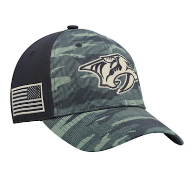 Adidas Camo Stretch Hat - Nashville Predators - Adult | Pure Hockey ...