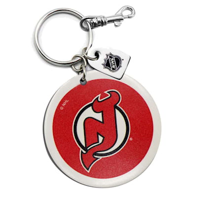 Leather Treaty Key Chain - NJ Devils | Pure Hockey Equipment