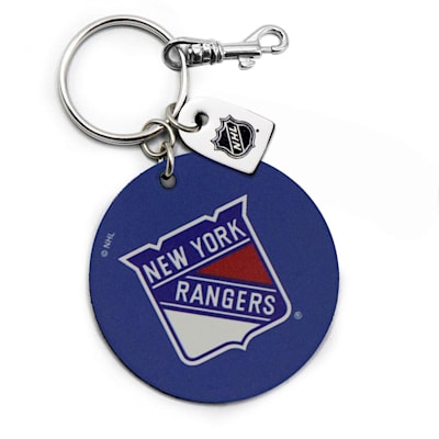 Leather Treaty Key Chain - NY Rangers | Pure Hockey Equipment