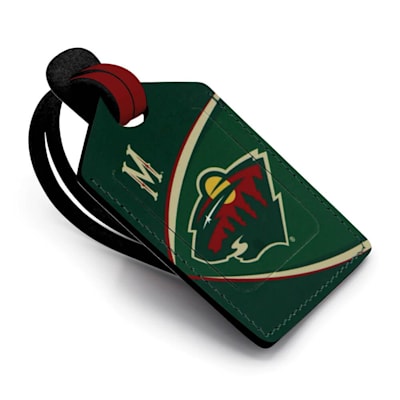 Leather Treaty Luggage Tag - Minnesota Wild | Pure Hockey Equipment