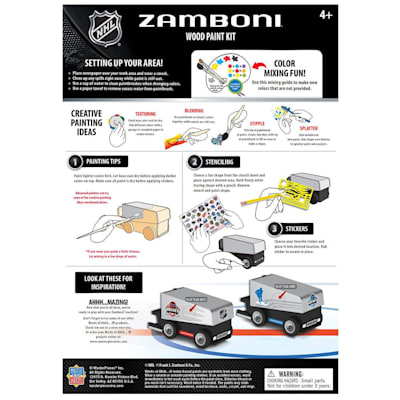 MasterPieces NHL Zamboni Wood Paint Kit | Pure Hockey Equipment