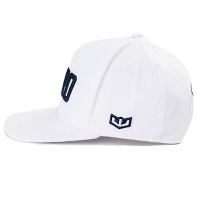 Warroad WRRD Snapback Hat - White - Adult | Pure Hockey Equipment