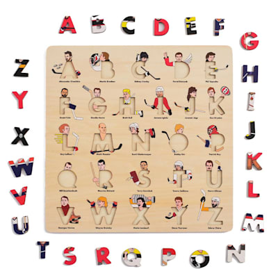 Alphabet Legends Hockey Legends Wood Puzzle | Pure Hockey Equipment