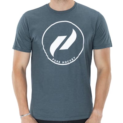 Pure Hockey Classic Tee 3.0 - Steel Blue - Adult | Pure Hockey Equipment