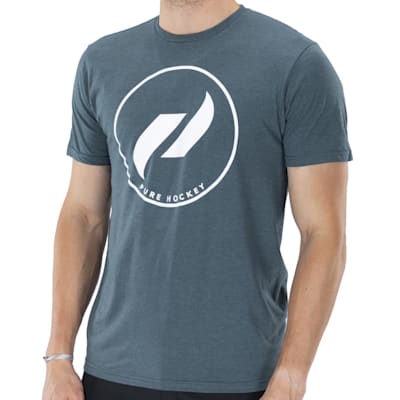 Pure Hockey Classic Tee 3.0 - Steel Blue - Adult | Pure Hockey Equipment