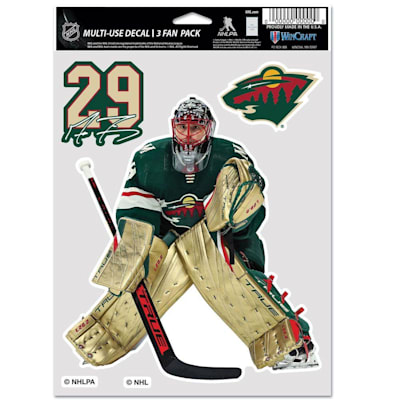 Wincraft Multi-Use Player Decal 3 Fan Pack - Minnesota Wild | Pure ...