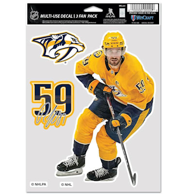 Wincraft Multi-Use Player Decal 3 Fan Pack - Nashville Predators | Pure ...