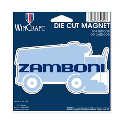 Wincraft Zamboni Shape 5"x 6" Die-Cut Magnet | Pure Hockey Equipment