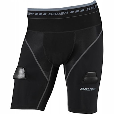 Bauer Elite Compression Lock Jock Shorts - Mens | Pure Goalie Equipment