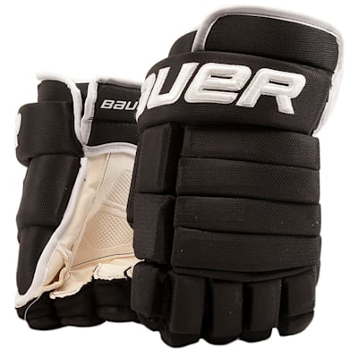Bauer 4-Roll Team Pro Hockey Gloves - Senior | Pure Hockey Equipment